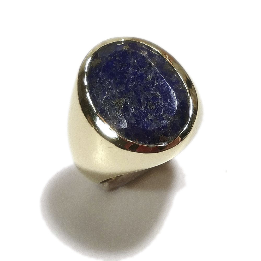 ANELLO MIGNOLO con Lapislazzuli in ottone - Chevalier - VOGUE - il ...
